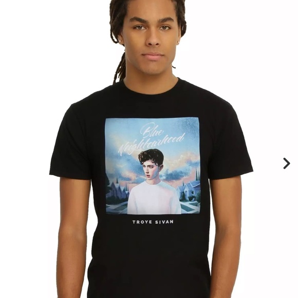 Shirts | Troye Sivan Black Graphic Tshirt | Poshmark
